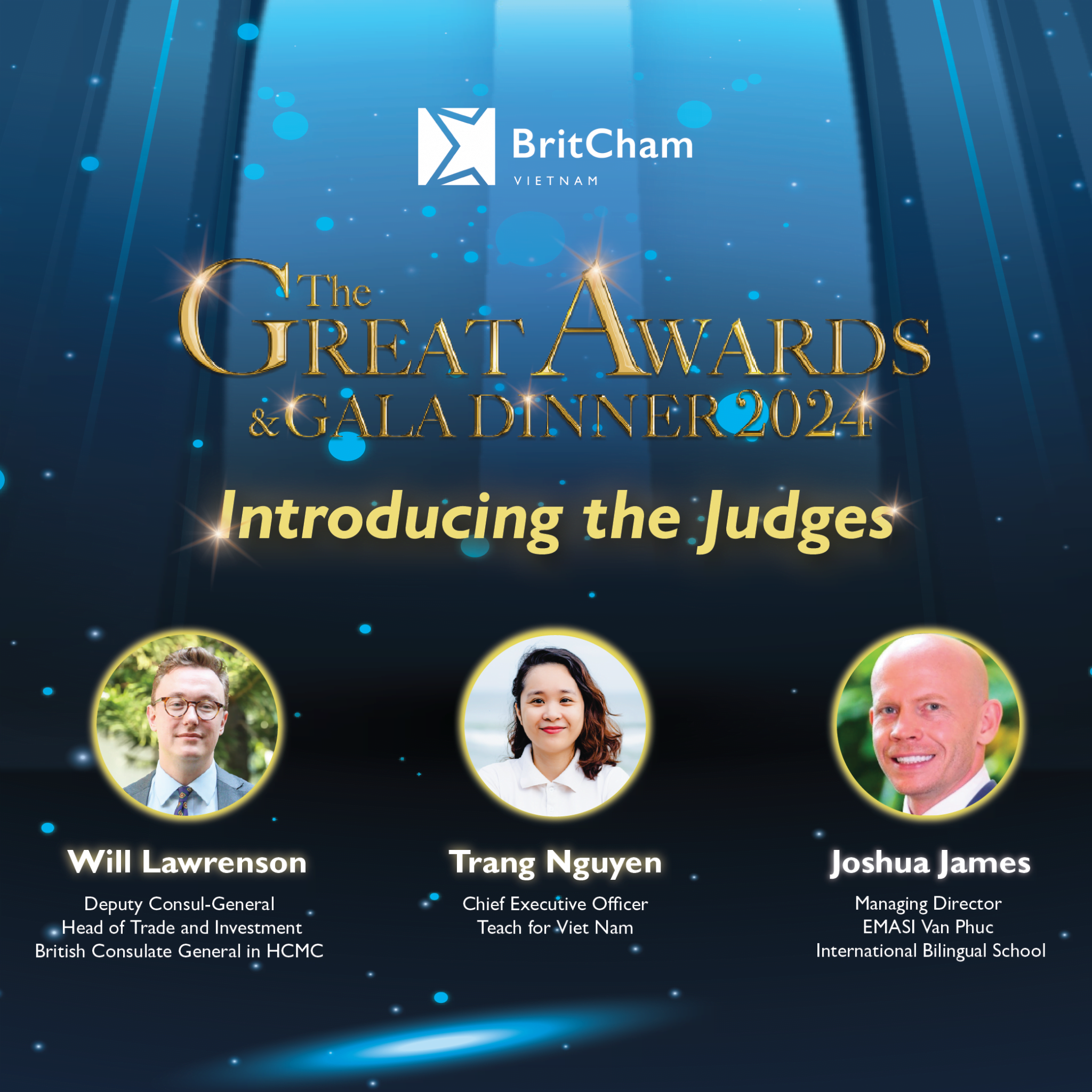 MEET THE JUDGES FOR THE GREAT AWARDS & GALA DINNER 2024